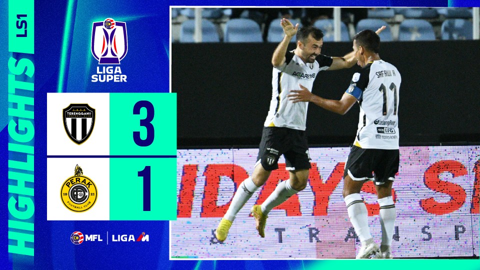Malaysian Football League - Terengganu FC 3-1 Perak FC |Highlights Liga Super 2024-2025 | LS1