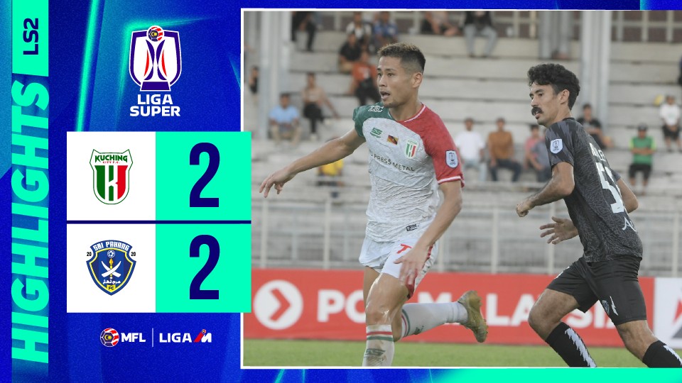 Malaysian Football League - Kuching City FC 2-2 Sri Pahang FC | Highlights Liga Super 2024-2025 ...