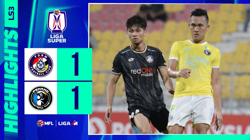 Malaysian Football League - PDRM FC 1-1 Penang FC | Highlights Liga ...