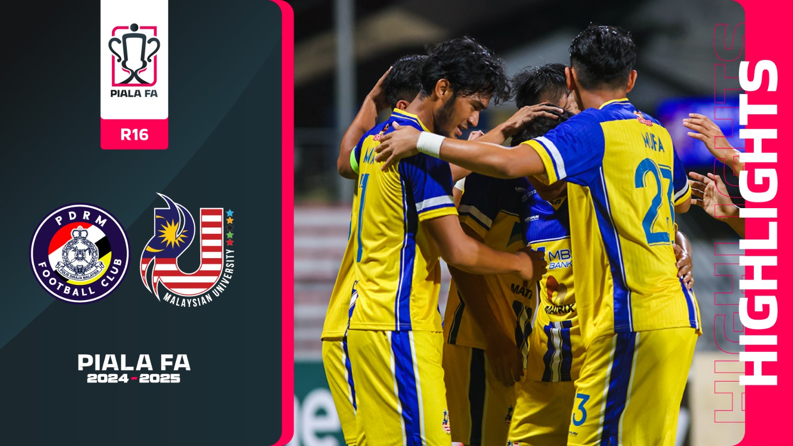 Malaysian Football League - PDRM FC 0-3 Malaysian University ...