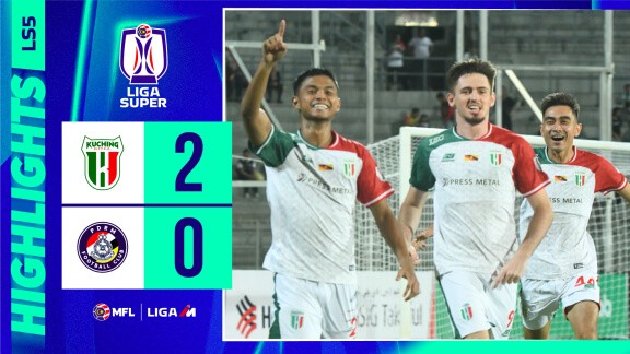 Malaysian Football League - Kuching City FC 2-0 PDRM FC| Highlights | Liga Super 2024-25 | LS5