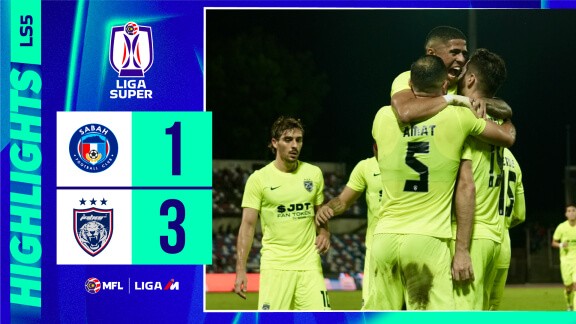 Malaysian Football League - Sabah FC 1-3 Johor Darul Ta'zim | Highlights | Liga Super 2024-25 | LS5