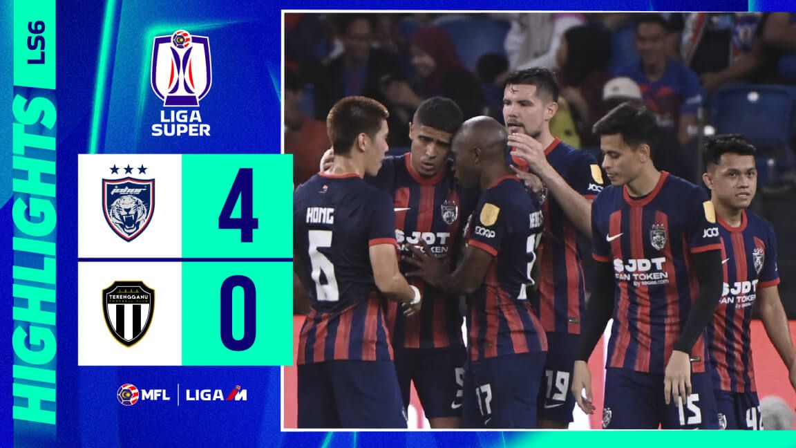 Malaysian Football League - Johor Darul Ta'zim 4-0 Terengganu FC | Highlights | Liga Super 2024 ...