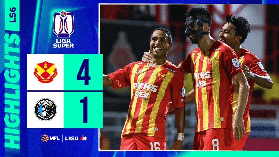 Malaysian Football League - Selangor FC 4-1 Penang FC | Highlights | Liga Super 2024-25 | LS6