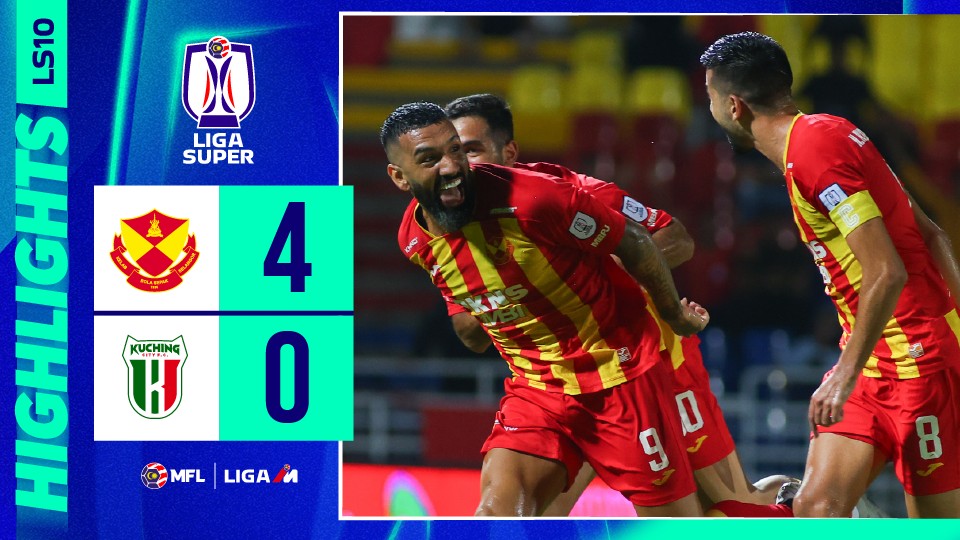 Malaysian Football League - Selangor FC 4-0 Kuching City FC | Highlights | Liga Super 2024-25 | LS10
