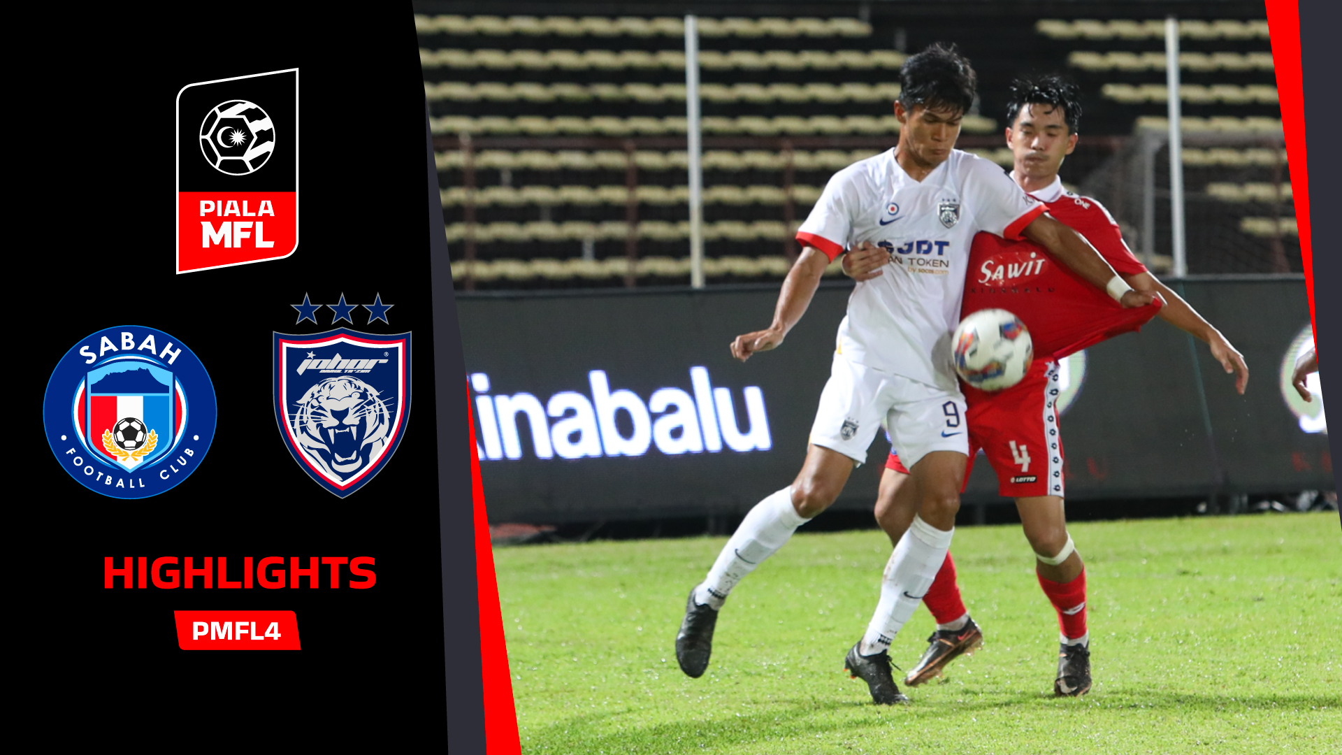 Malaysian Football League - Sabah FC 1-1 Johor Darul Ta'zim II | PMFL4 | Highlights Piala MFL 2023