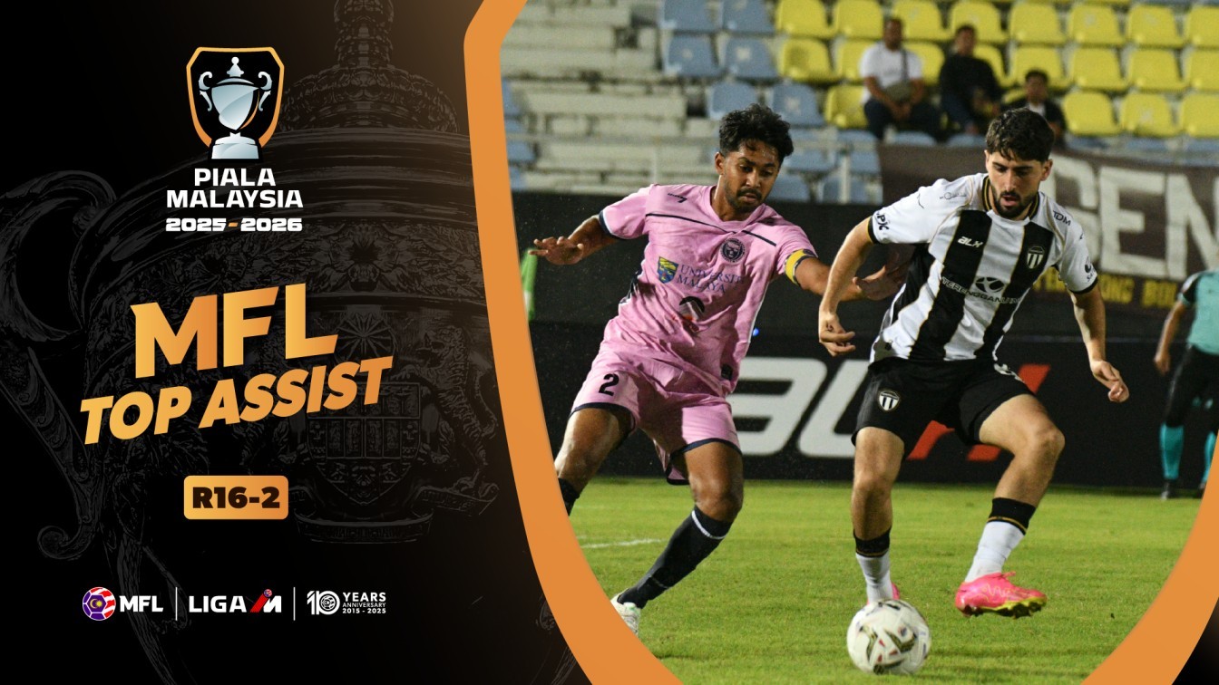 Malaysian Football League - Undi Sekarang - MFL Top Assist | R16-2 ...