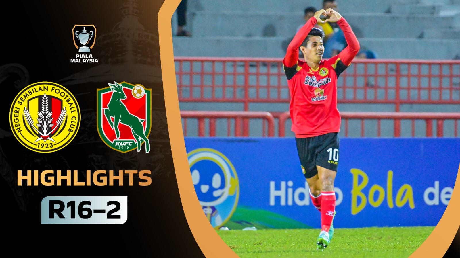 Malaysian Football League - Negeri Sembilan FC 4-2 Kelantan United FC | PM R16-2 | Highlights ...