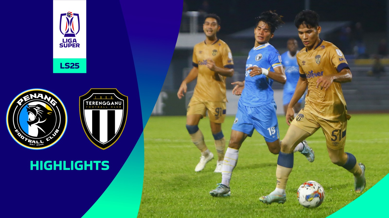 Malaysian Football League - Penang FC 1-1 Terengganu FC | LS25 ...